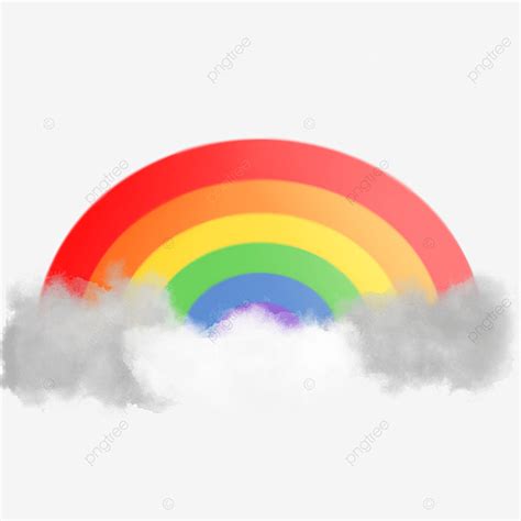 구름과 무지개 일러스트 무지개 구름 무지개 클립 아트 Png 일러스트 및 Psd 이미지 무료 다운로드 Pngtree