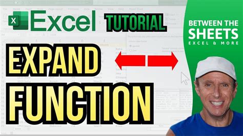 How To Use The New Expand Function In Excel Youtube