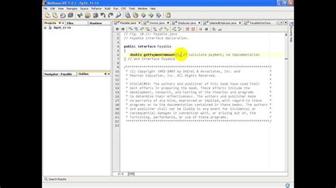 F2l212 Invoice Java Implementing Interface Payable Youtube