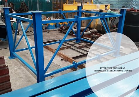 Upper Tier Crosshead Temporary Steel Support Tower Ltp Engineering Sdn Bhd