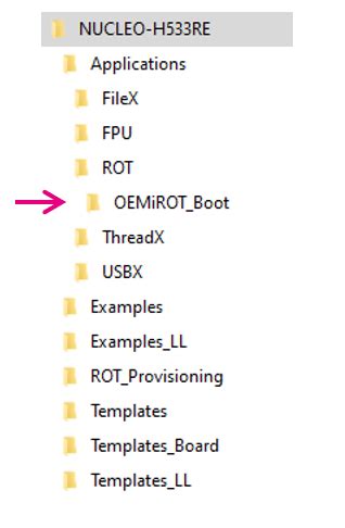 How To Start With OEMiRoT On STM32H533 Stm32mcu