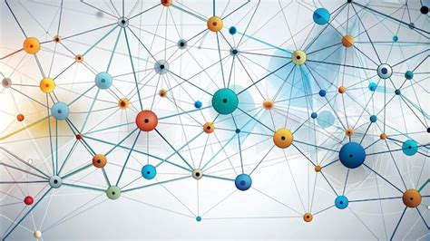 Connecting The Dots A Visual Representation Of Networked Relationships Premium Ai Generated Image