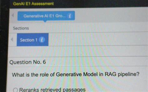 GenAl E Assessment Generative Al E Gro StudyX