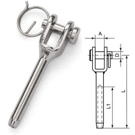 Mini Fork Terminal Stainless Steel Steelgear