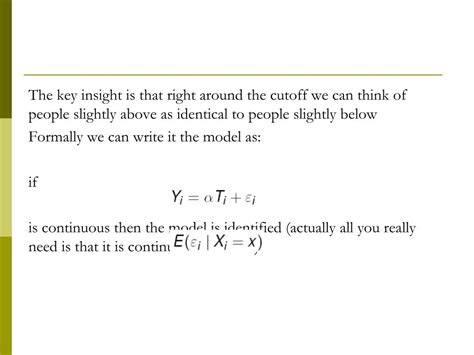 Ppt Introduction Of Regression Discontinuity Design Rdd Powerpoint Presentation Id 1932865