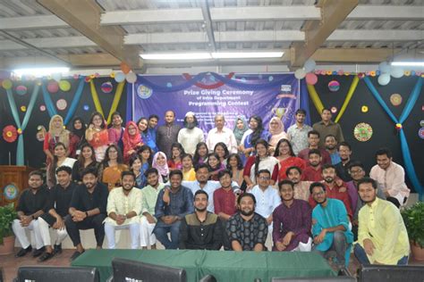 Prize Giving Ceremony Of Intra Department Programming Contest Notre Dame University Bangladesh