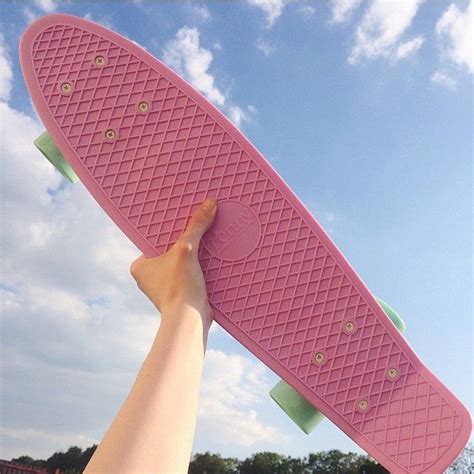 Pink Penny Board Penny Skateboard Penny Board Skateboard Girl