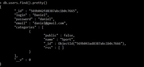 Javascript Mongoose Array In Array How To Insert Stack Overflow