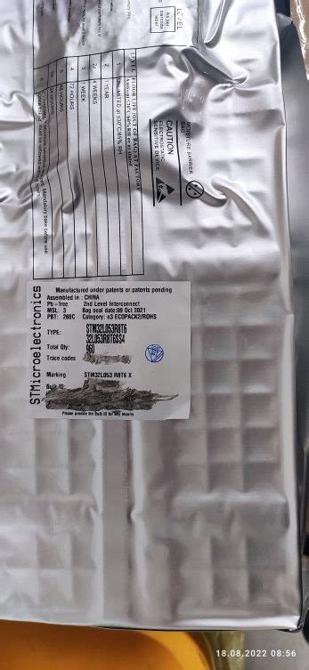 Stm32l053r8t6 Arm Microcontrollers Mcu Ultra Low Power Arm Cortex M0 Mcu 64 Kbytes Of Flash