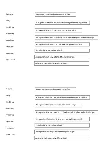 Food Chains And Webs Ks3 Activate Science Teaching Resources