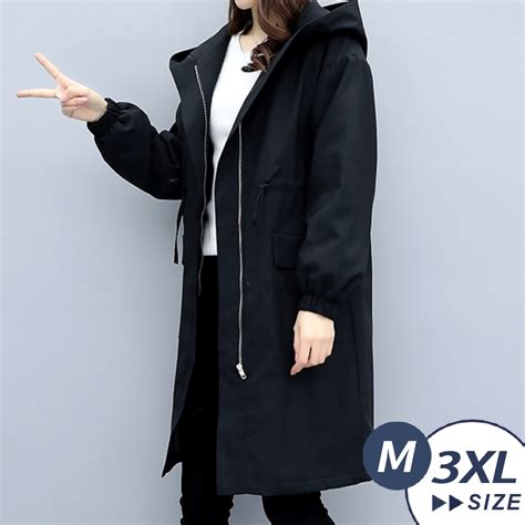 【lanni 藍尼】現貨 完美比例連帽風衣中長版外套風衣連帽外套 大衣風衣皮衣 Yahoo奇摩購物中心