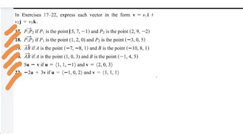 Solved In Exercises Express Each Vector In The Form V Chegg Com
