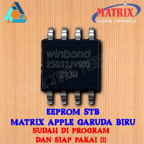 Jual Ic Eeprom Stb Matrix Garuda Biru Ic Eprom Set Top Box Tv Digital Metrix Garuda Biru