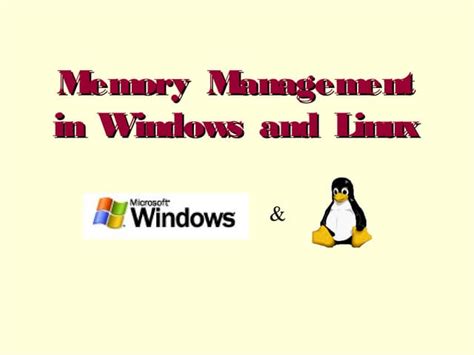 linux memory management ppt