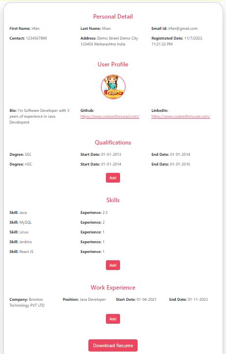 Online Job Portal Project Using Spring Boot React Js Mysql Full Stack Project In Spring