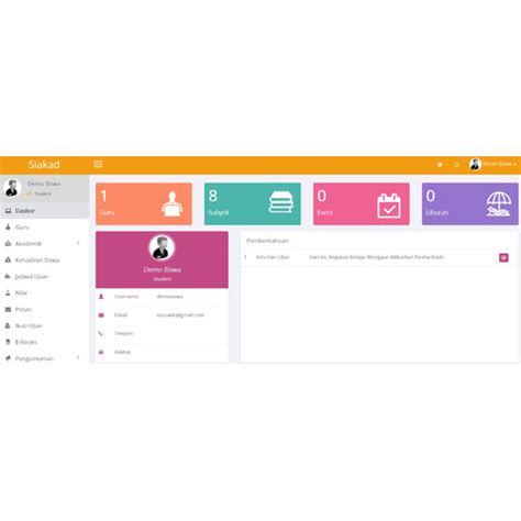 Jual Aplikasi Siakad Sekolah Kurikulum Merdeka Only Sourcecode