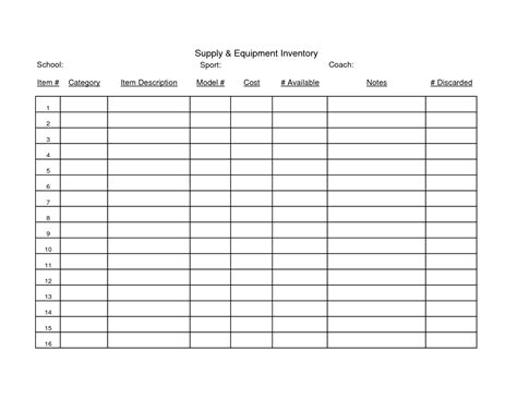 Product Inventory Free Printable Inventory Sheets Sexiezpix Web Porn