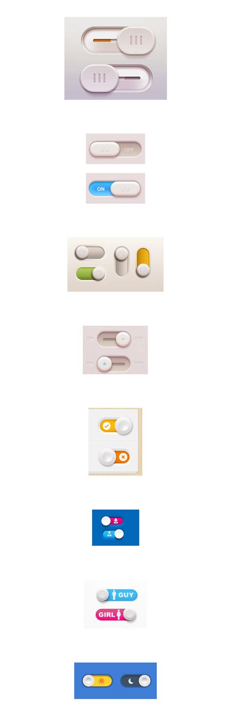 90多款checkbox复选框设计欣赏，switch开关ui设计欣赏 ui设计欣赏 我爱模板网 提供下载各种免费建站资源，免费网站模板