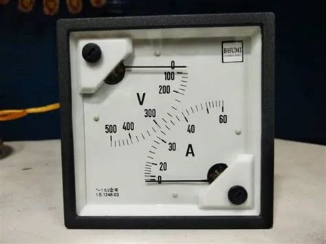 Metro Ampere Volt Combine Analog Meter For Industrial Dimension Mm Mm At