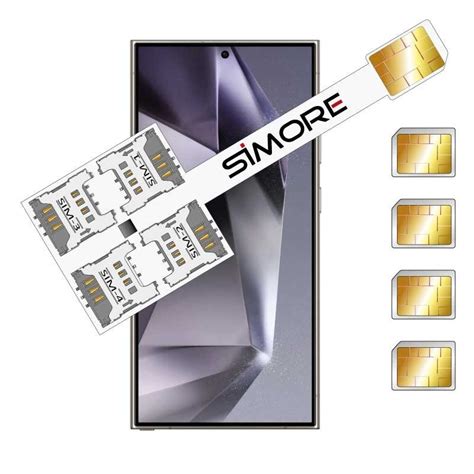 Quadruple Dual Sim Adapter For Samsung Galaxy S Ultra Android Speed X Four G G Lte G