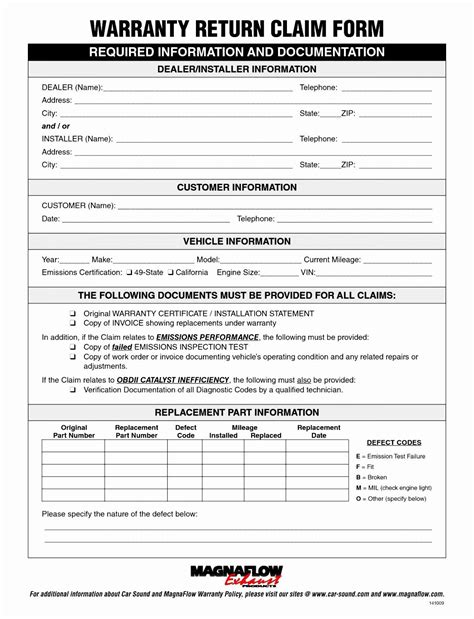 Glory Free Rma Template Excel Document Tracker