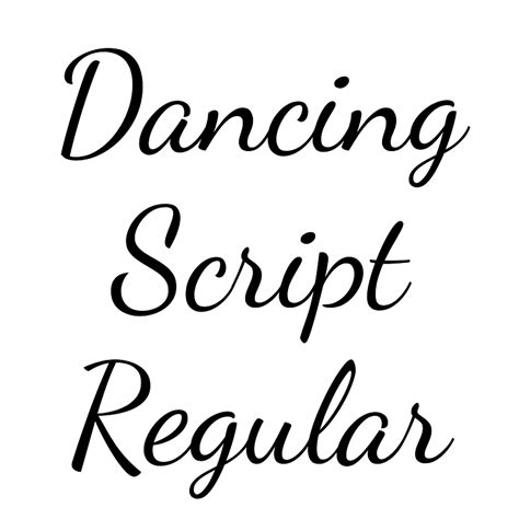 Dancing Script Regular Font Free Fonts On Creazilla Creazilla