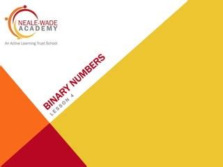 Lesson 4 Binary Numbers PPT
