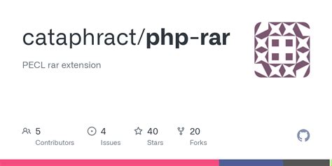 Github Cataphractphp Rar Pecl Rar Extension