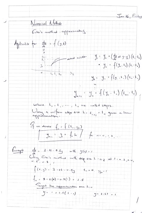Math 263 Quiz Numerical Methods Oneclass