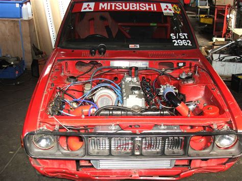 mitsubishi galant gc drag car tech specs racing performance works