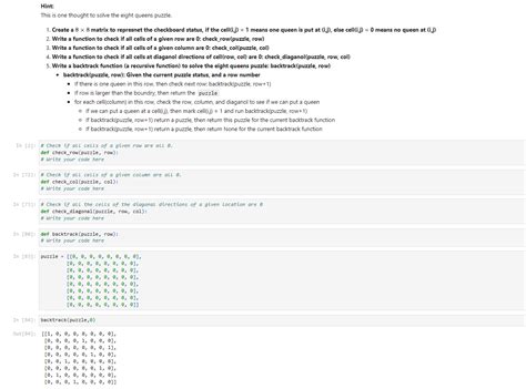 Solved The Eight Queens Puzzle Is The Problem Of Placing
