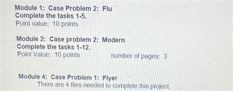 Module 2 Case Problem 2 Modern Complete The Tasks
