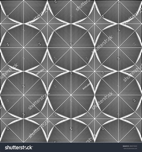 Design Seamless Monochrome Octagon Pattern Abstract Stock Vector Royalty Free 289074503