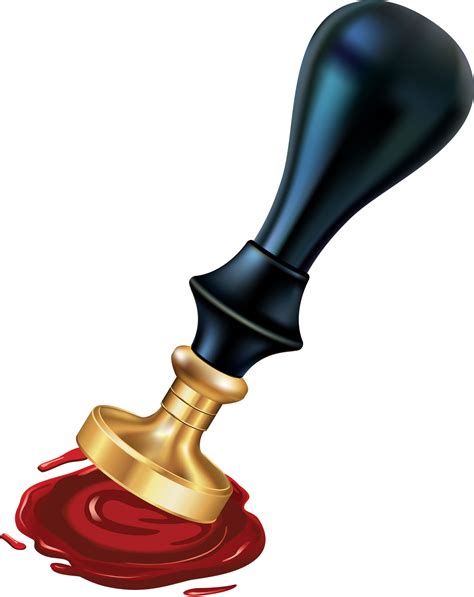 Wax Seals And Red Stamp 19004898 Png