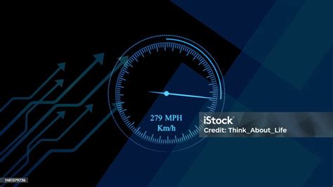 Hightechnology Speedometer And Moving Pointer Racing Speed Counter