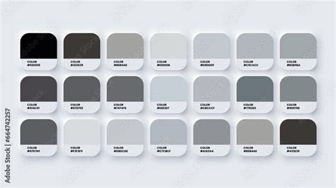 Vetor Color Palette Color Swatches In Rgb Hex Colors Pastel Colour In Hex Codes Catalog