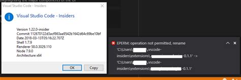 Installing Extension Via Vsix No Longer Working · Issue 45651