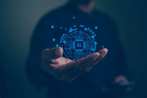 Ai 기술 인공 지능 인공 지능을 사용하는 사람들 스마트 로봇 기술을 사용하여 명령 프롬프트를 입력하여 무언가를 만들고 미래의 기술 변화와 함께 일합니다 인공지능 비즈니스에