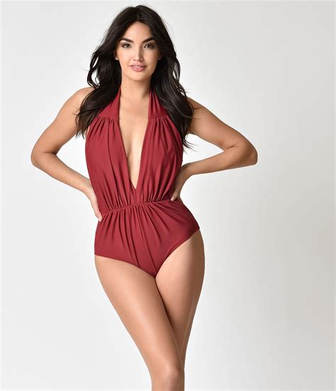 60s Swimsuits 70s Bathing Suits Retro Swimwear