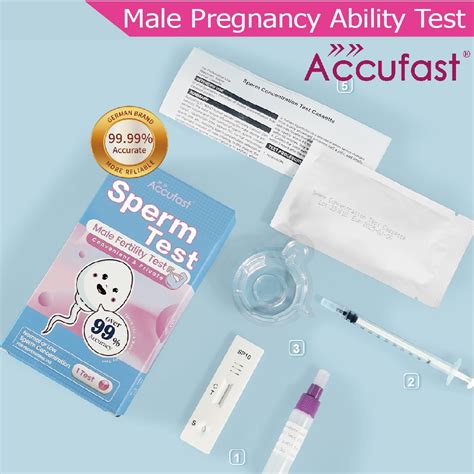 Sperm Test Kit Accufast Male Pregnancy Ability Test Sperm Count Health Test Shopee Malaysia
