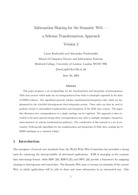 pdf information sharing for the semantic web a schema transformation approach lucas
