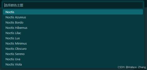 Vscode 我的常用插件01 主题插件noctis Vscode 护眼主题 Csdn博客