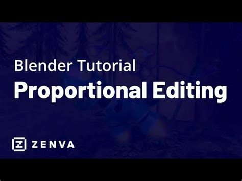Proportional Editing In Blender Blender Tutorial