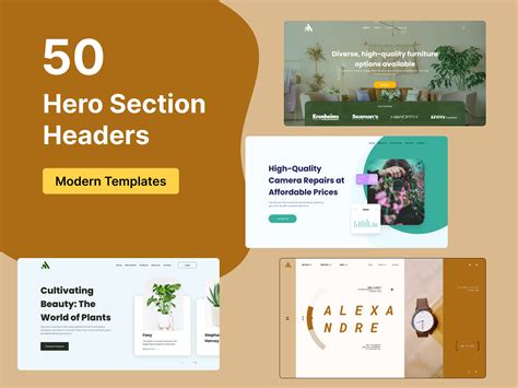 50 Hero Section Headers On Behance