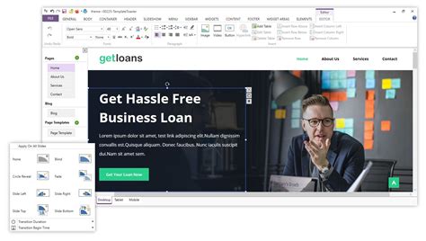 Offline Website Builder Software TemplateToaster