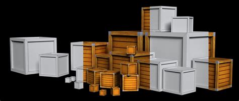 Low Poly Game Box Assets On Behance