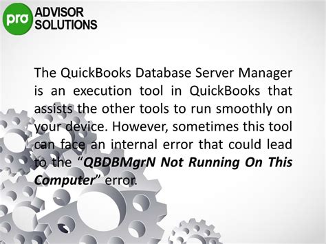 ppt qbdbmgrn not running on this computer learn stepwise technique