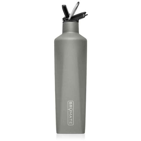 Brümate 25 Oz Rehydration Bottle In Matte Grey Rh25g Mattegry Os