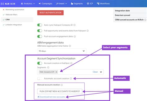 Account Segment Push To Crm