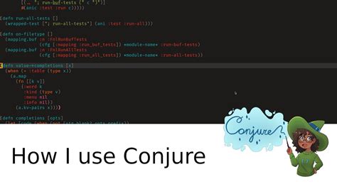 How I Use Conjure And Neovim To Interact With Clojure And More Youtube